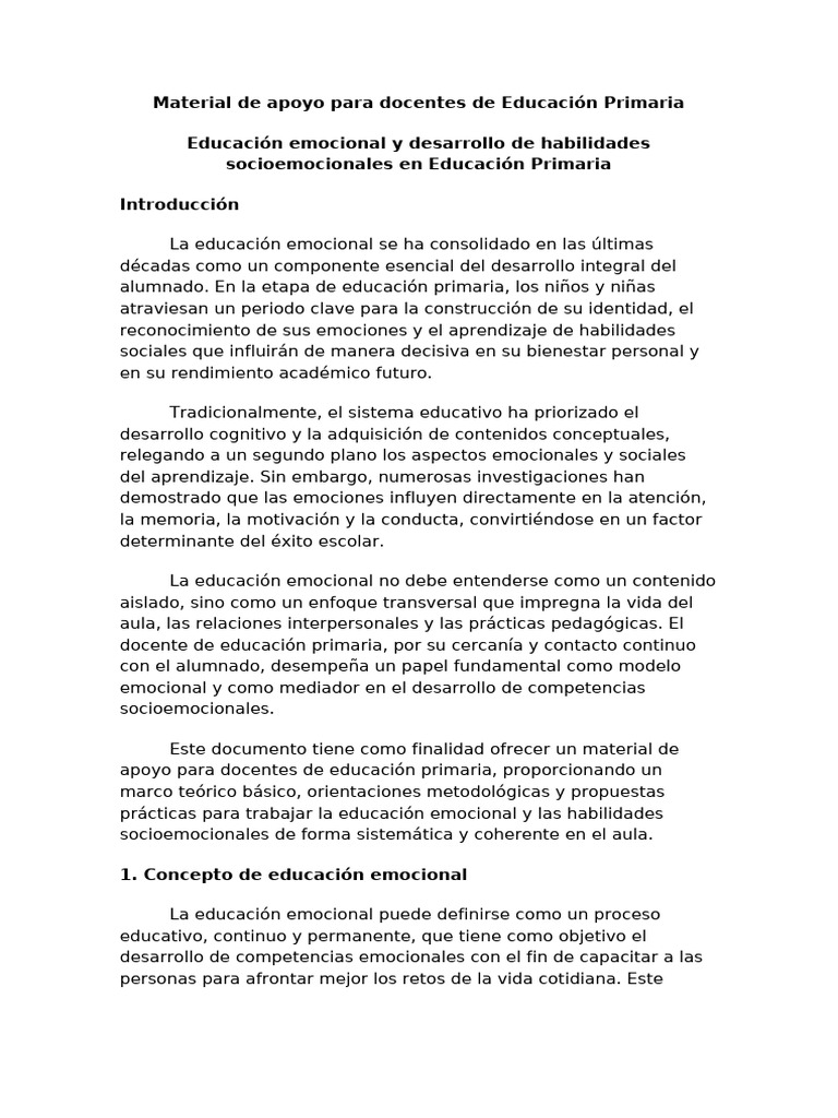 Material de apoyo para docentes de Educación Primaria. | PDF | Las ...