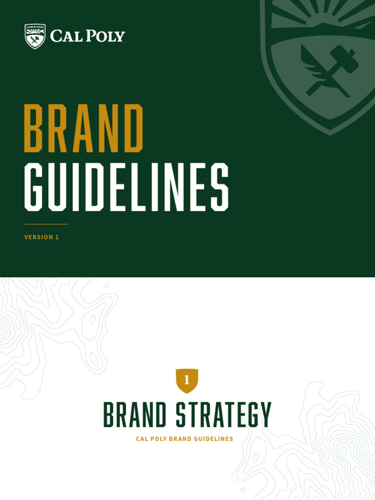 Cal Poly Mustangs Brand Guidelines Visual Identity CASE Submission ...