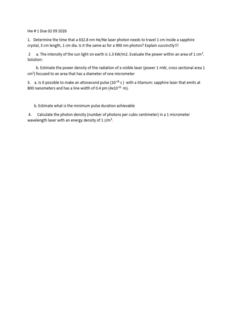 ECEN 470 - Homework 1 | PDF