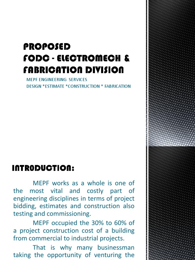 MEPF Engineering Services Overview | PDF | Metal Fabrication | Industries