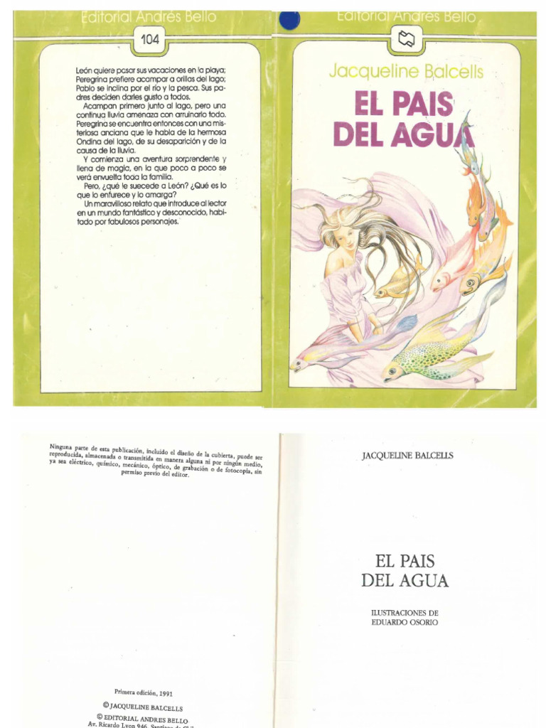 EL PAIS DEL AGUA - Jacqueline Balcells | PDF