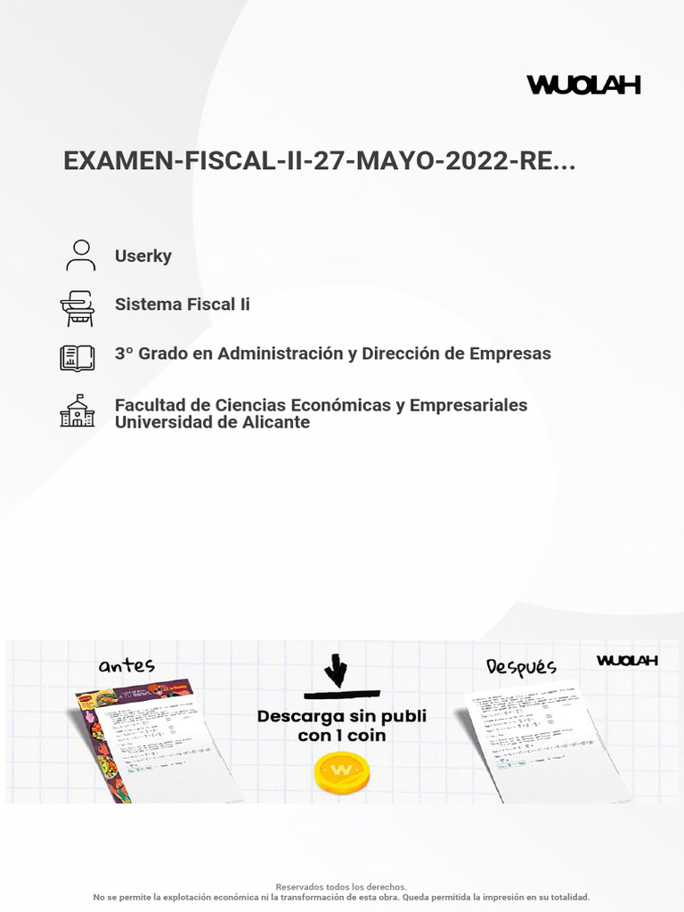 wuolah-free-EXAMEN-FISCAL-II-27-MAYO-2022-RESUELTO | PDF | Salario ...