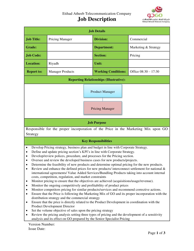 Manager Pricing | PDF | Strategic Management | Professional Certification