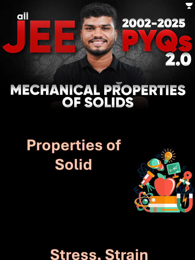 Mechanical Properties of Solids - All JEE Main - Blank | PDF | Young's ...