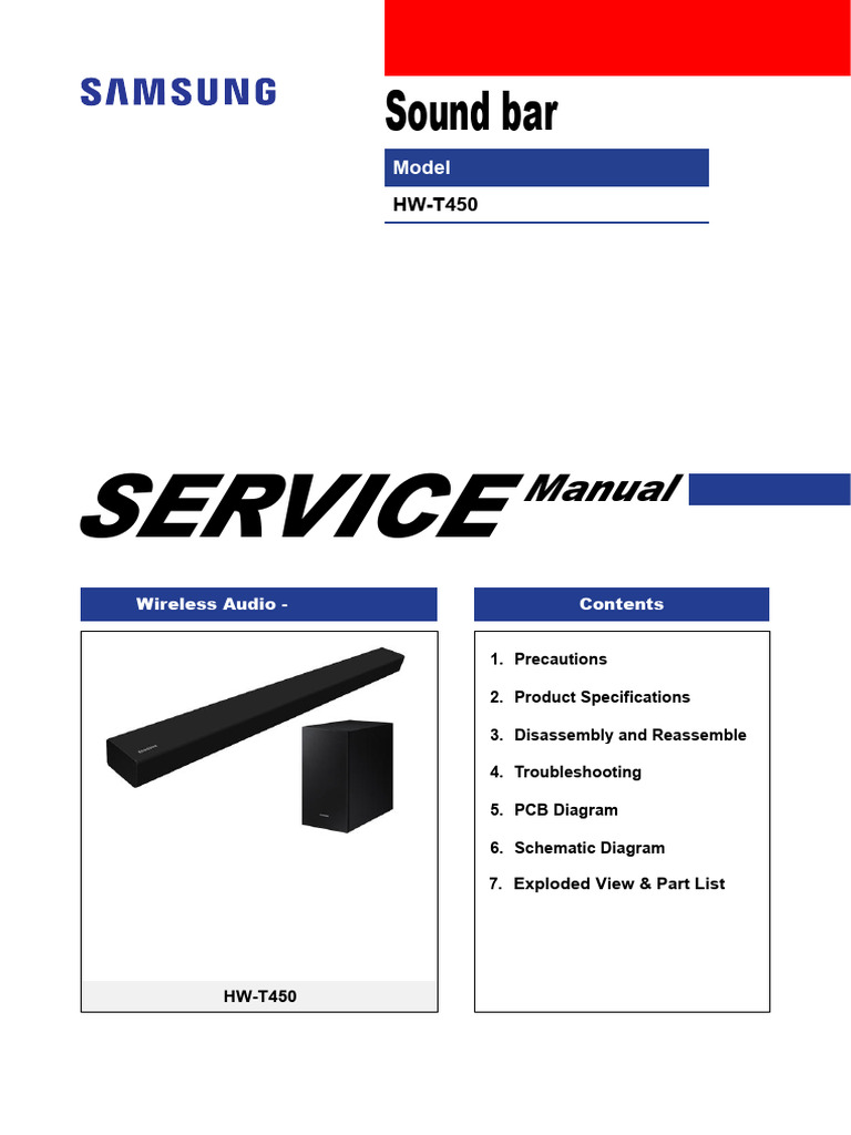 Samsung+HW T450 | PDF | Electrical Connector | Electrostatic Discharge