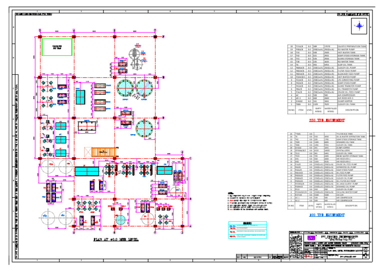 Dvc-j204-Fd-607, Rev.00, 0.0 Mtr.level Foundation Layout | PDF