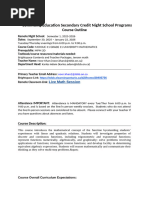 TDSB Summer School 2025 Overview | PDF