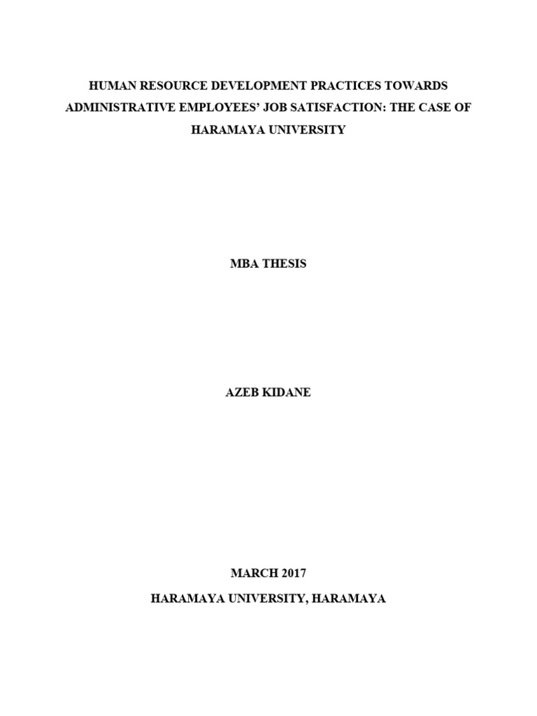 Azeb Kidane | PDF | Human Resources | Performance Appraisal
