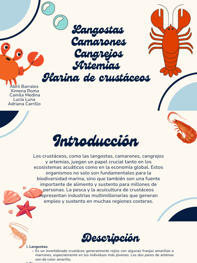 Crustáceos | PDF | Acuicultura | Contaminación