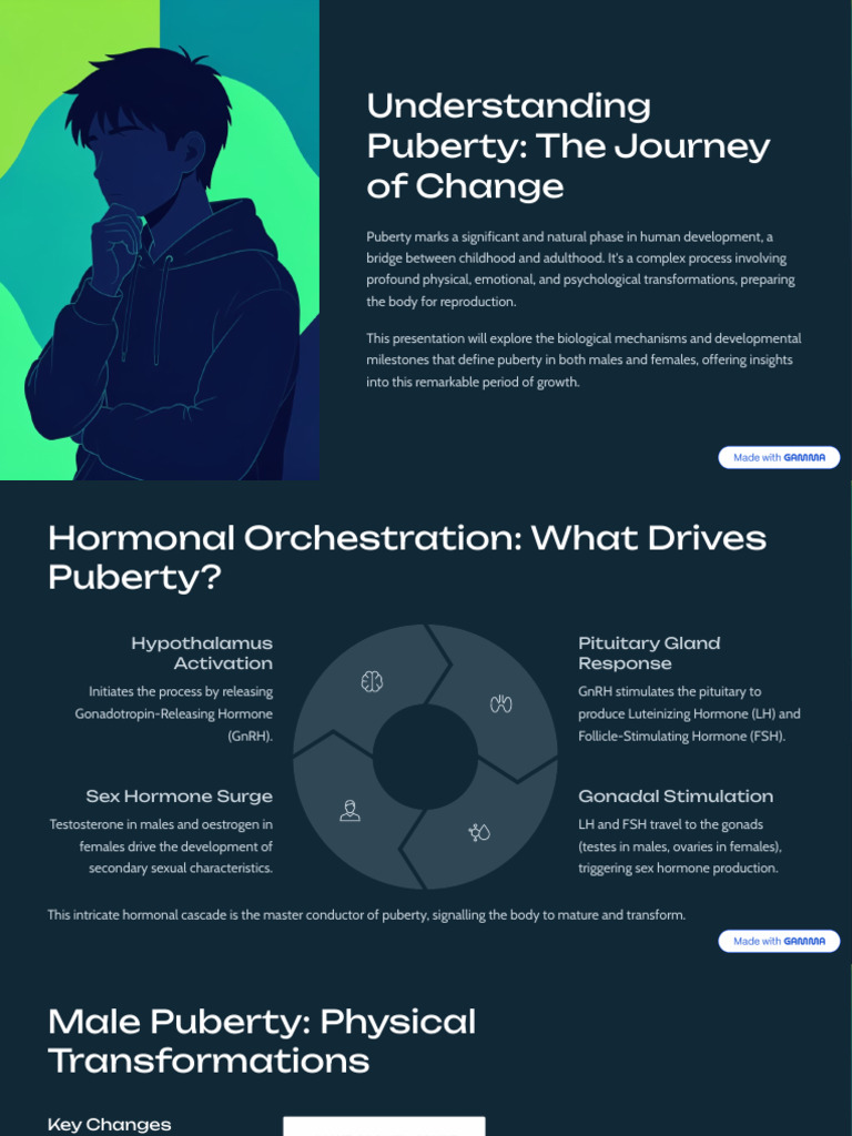 Understanding Puberty the Journey of Change | PDF | Puberty | Endocrine ...