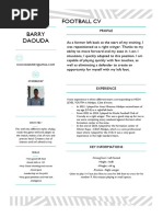 Football CV Template for Players | PDF