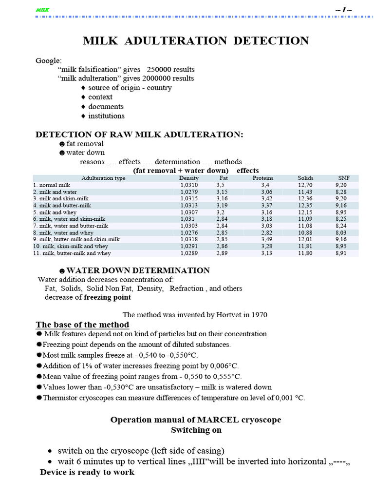 Milk Class 3 Eng | PDF | Milk | Water