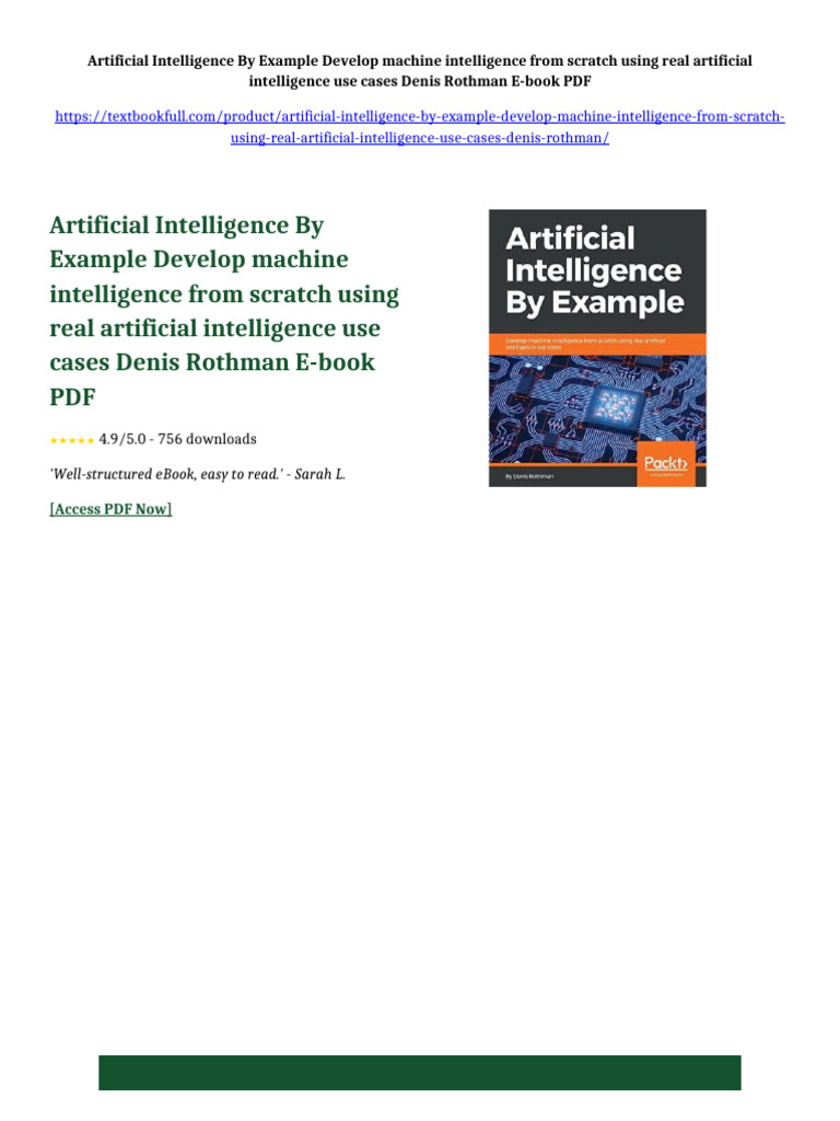 Artificial Intelligence by Example Develop Machine Intelligence From ...