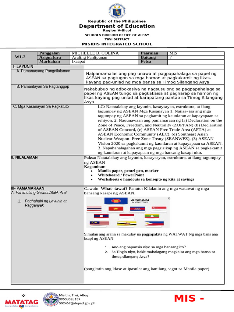Ap 7 Lesson Plan | PDF