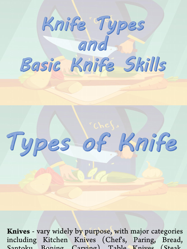 Bangga Knife Types and Basic Knife Skills | PDF