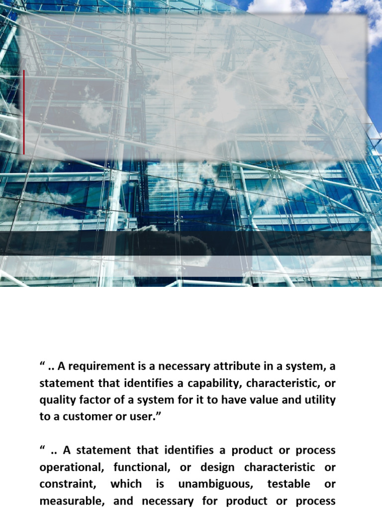 CS251 Intro. to SE [Lec. 2 - The Software Requirements, & Requirements ...