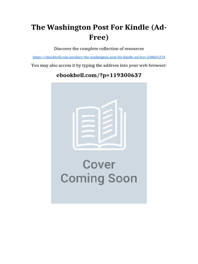 The Washington Post For Kindle (Ad-Free) Sample | PDF | Aristotle