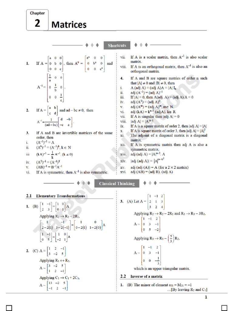 MHT-CET Triumph - Mathematics - Solutions to the Relevant Question of ...