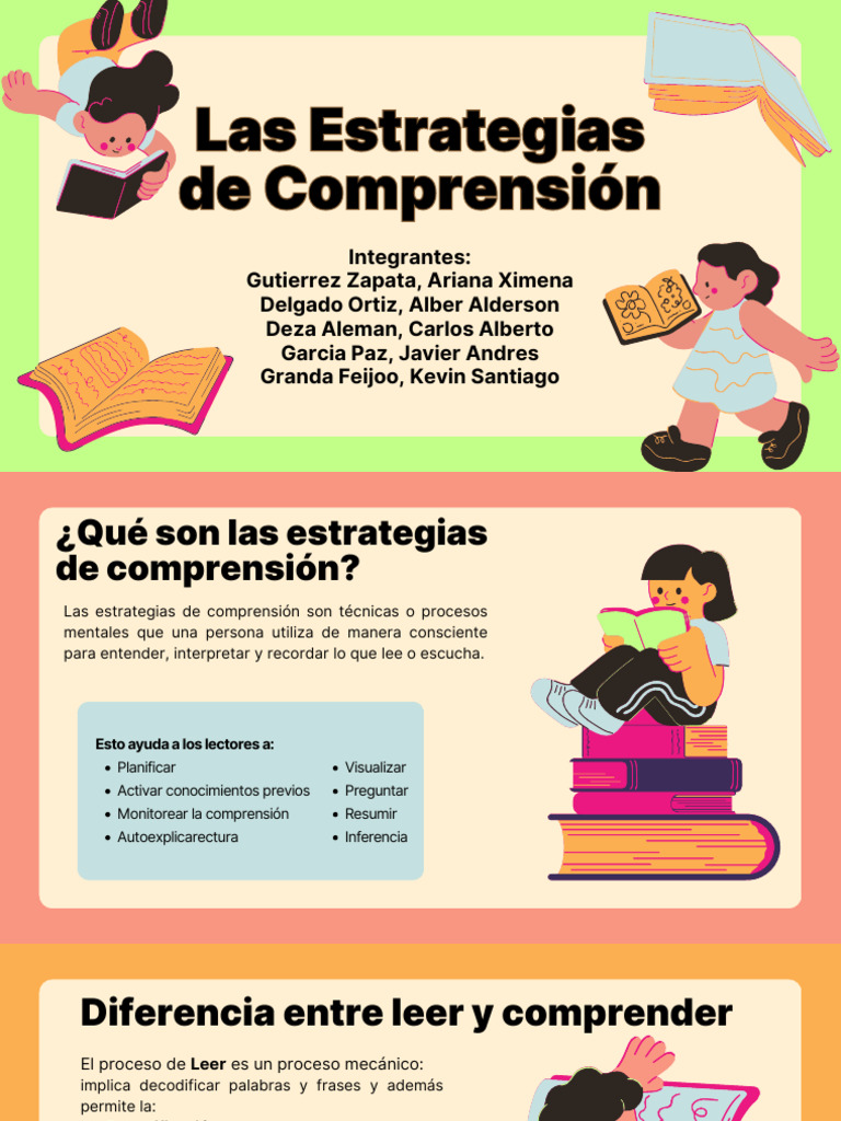 Estrategias de Comprension Presentation in Flat Graphic Style_20250615 ...