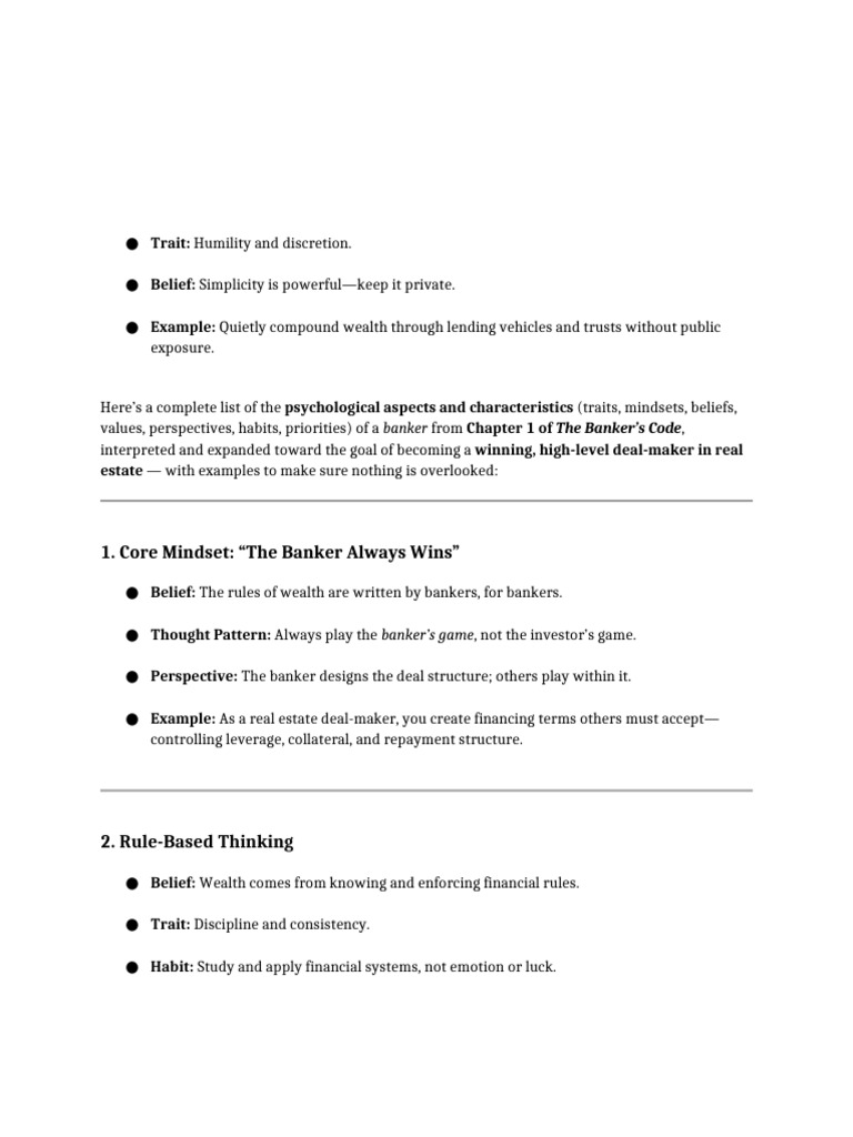Bankers Code Book (Lesson Review) | PDF | Loans | Interest