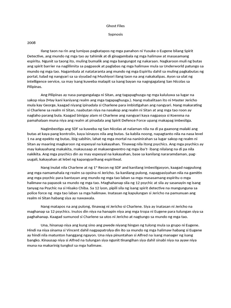 Ghost Files | PDF