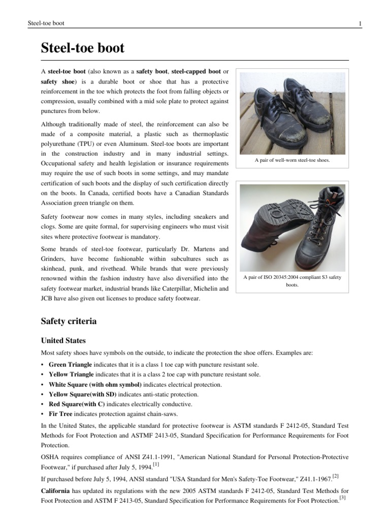 Iso en 20345 2004 Firefighters | PDF | Foot | Footwear