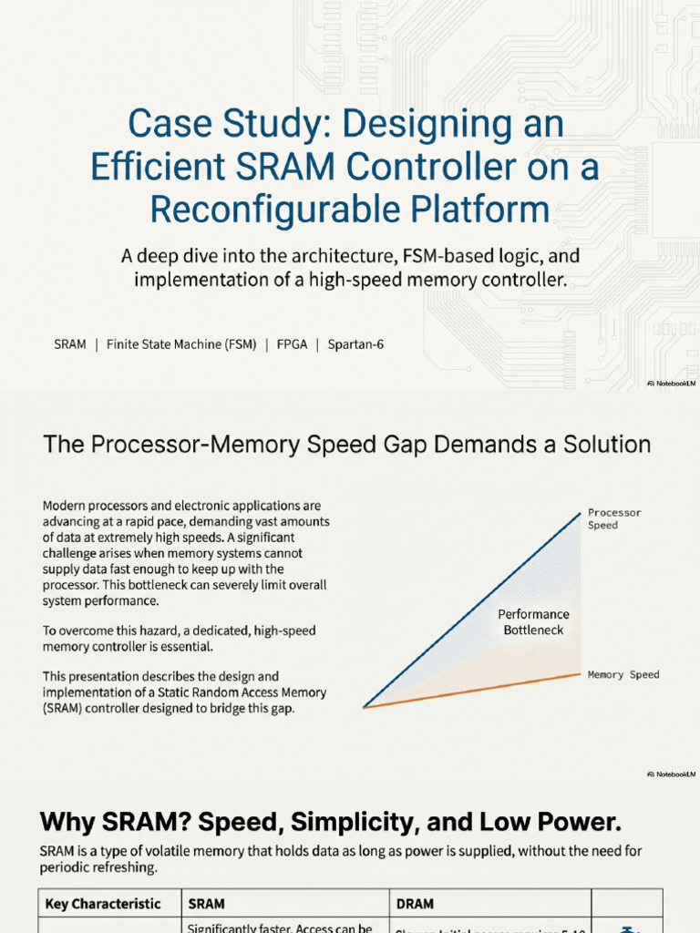 SRAM Controller Design and FPGA Implementation | PDF