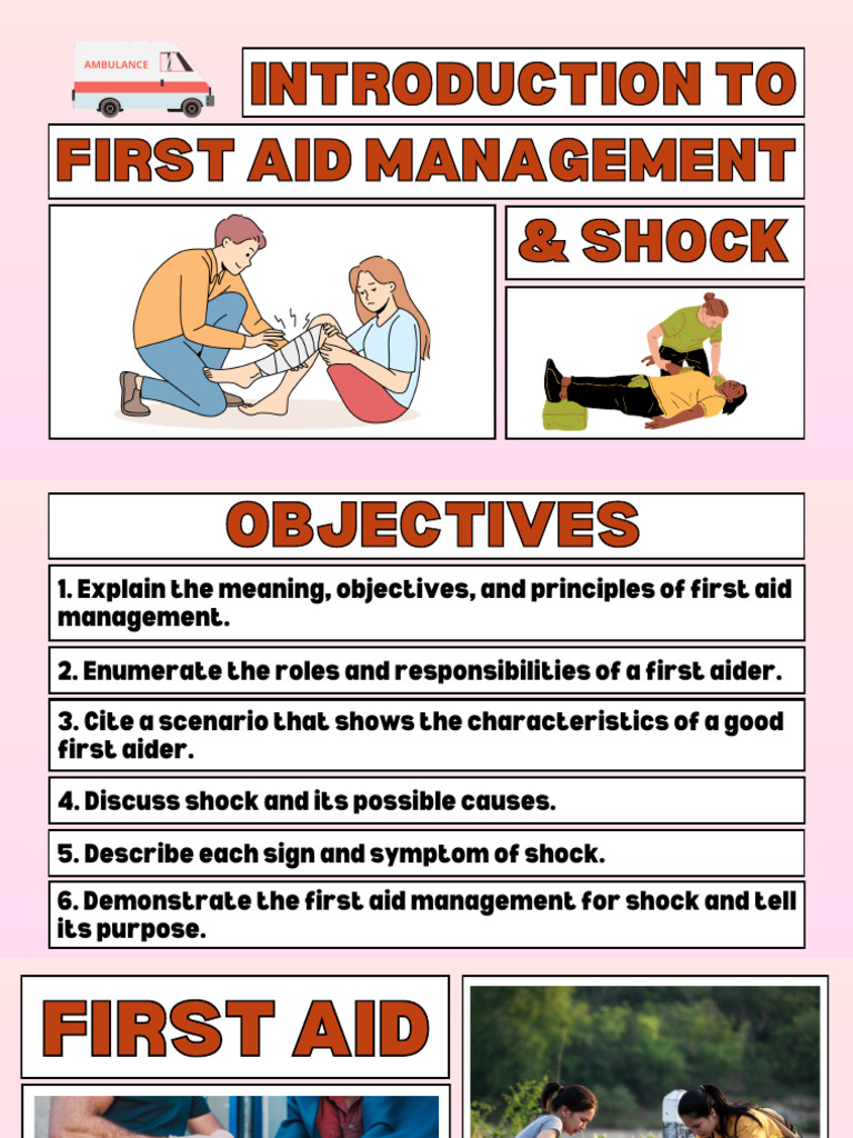 Introduction To First Aid Management SY 2024-2025 | PDF | Shock ...