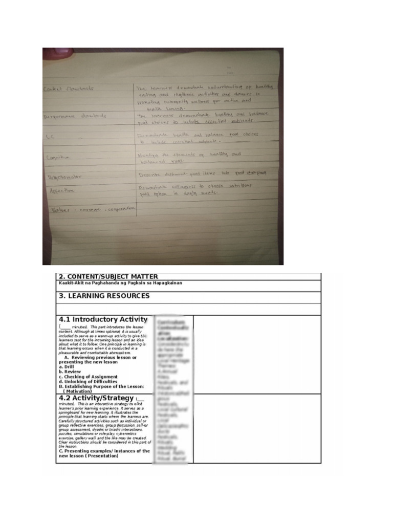 4as Lesson Plan | PDF