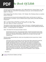 The Oldest History of Lilith | PDF | Lilith | Sumer