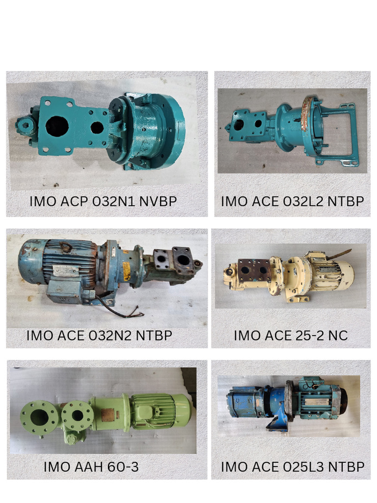Imo Pumps List Image | PDF