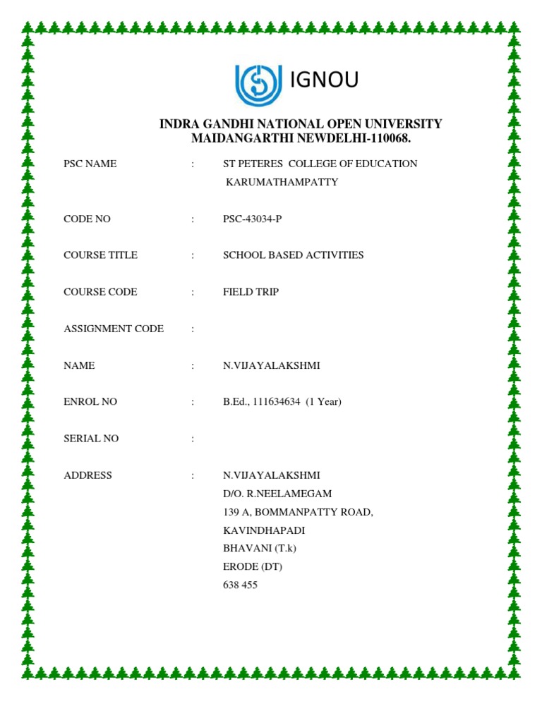 IGNOU | PDF