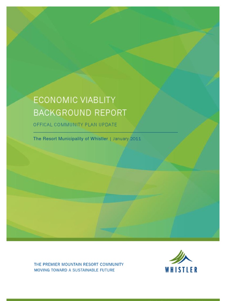 371378.economic Viability Background | PDF | Taxes | Resort