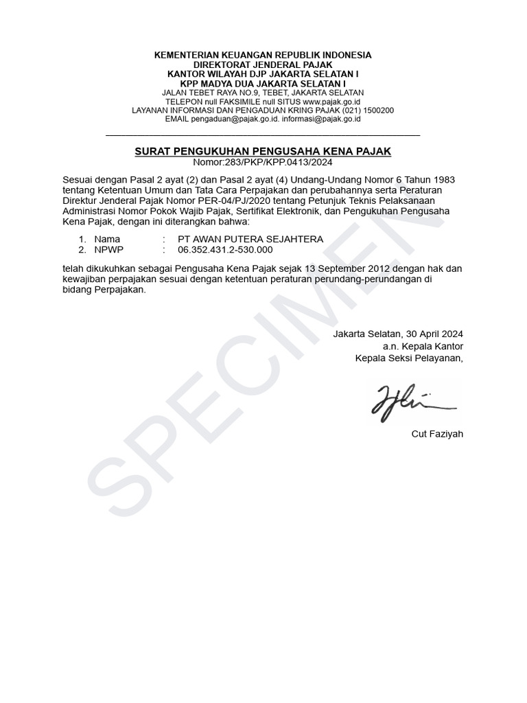 SPPKP - PT Aps | PDF