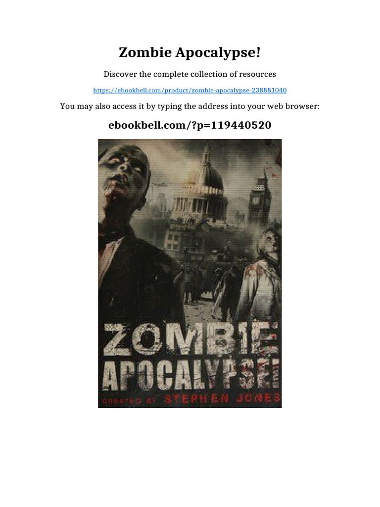 Zombie Apocalypse! Updated 2025 | PDF | Jesus | Disciple (Christianity)