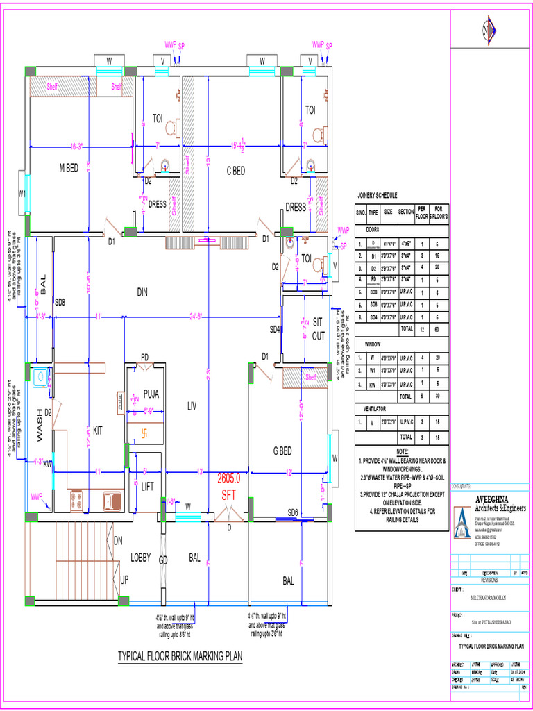 Typical Floor Brick Marking Plan | PDF | Chess Theory | Chess Openings