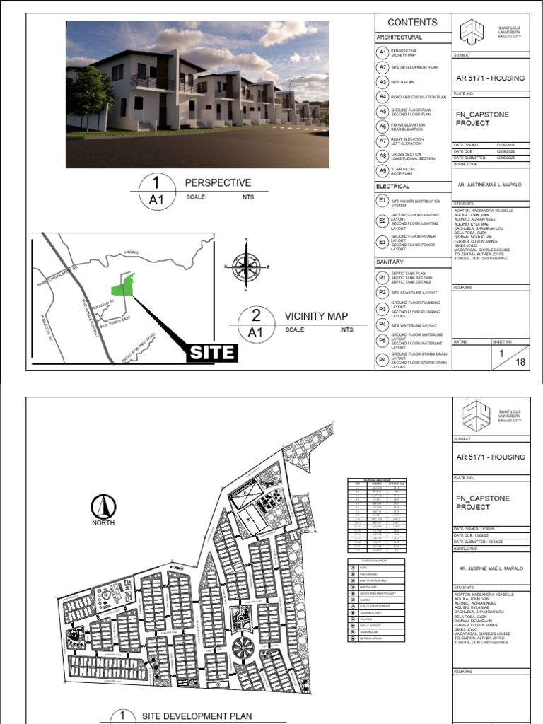 Duplex Working Drawings | PDF