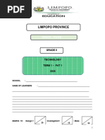 Grade 9 Technology PAT Term 1 2025 | PDF | Bridge