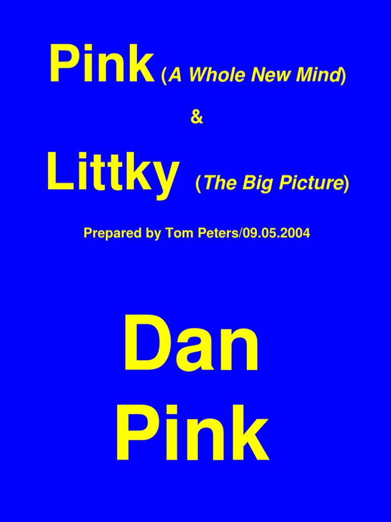 Daniel Pink | PDF | Mind | Epistemology