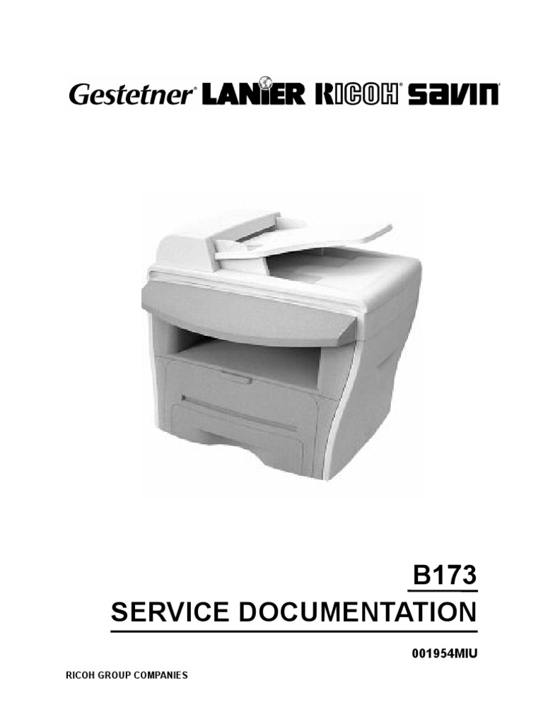 RICOH FX 16 Service Manual | PDF | Electrostatic Discharge | Electricity