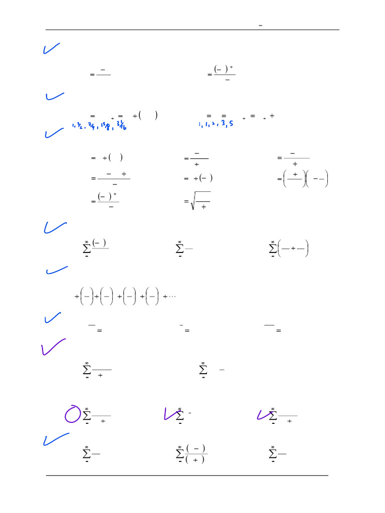 T1 - Infinite Sequences and Series | PDF | Sequence | Mathematical ...