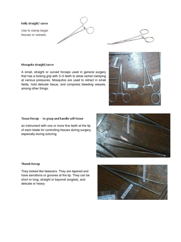 Overview of Surgical Instruments | PDF