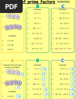 Prime Factorization Exercises | PDF | Teaching Methods & Materials ...