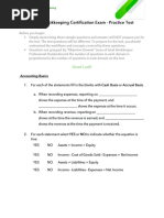 AIPB Certified Bookkeeper Exam Guide | PDF | Identity Document | Accounting