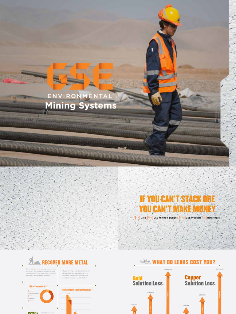 GSE Product Mining Brochure | PDF | Concrete | Mining