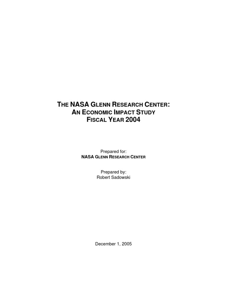 NASA: 149000main Nasa 2005 Report | PDF | Employment | Labour