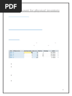 SAP Cycle Counting Process Overview | PDF | Inventory | Business Process