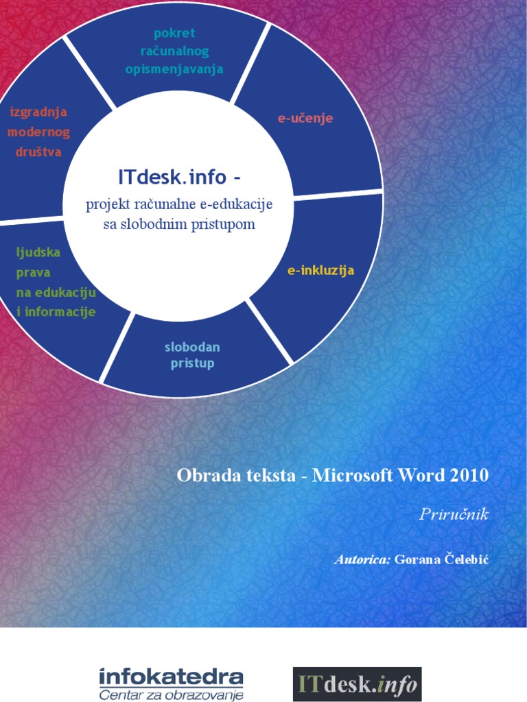 Prirucnik Obrada Teksta Microsoft Word 2010 | PDF
