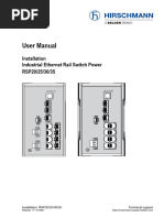 Hirschmann User Manual RSPE-switches | PDF | Power Supply | Ethernet