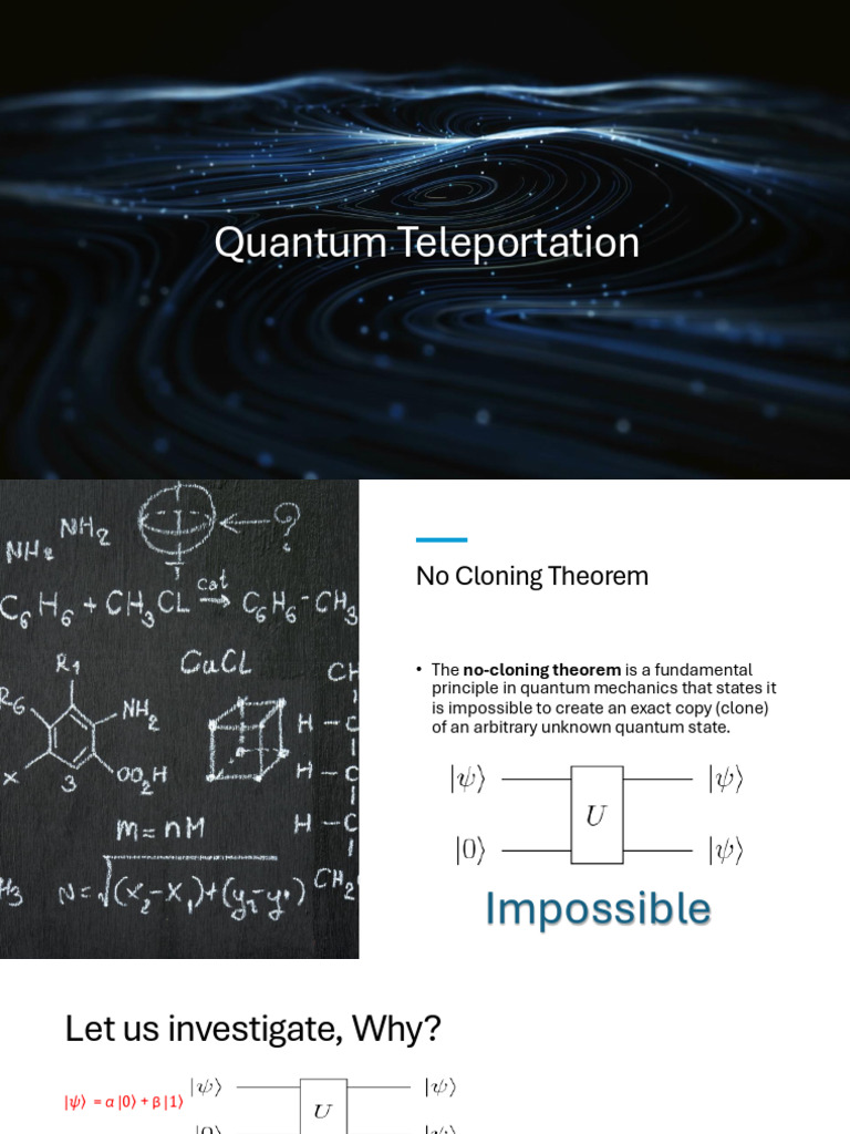 Lecture 3 - Quantum Teleportation | PDF | Applied And Interdisciplinary ...